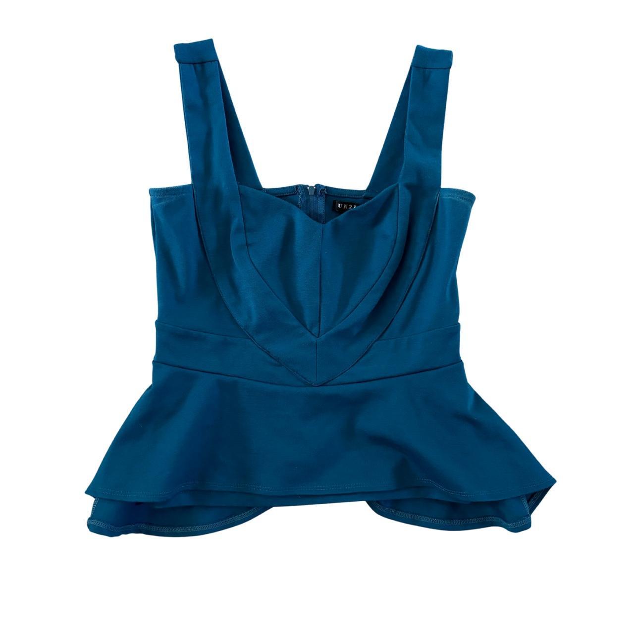 Coquette Peplum Top Formal tank top with fairy... - Depop