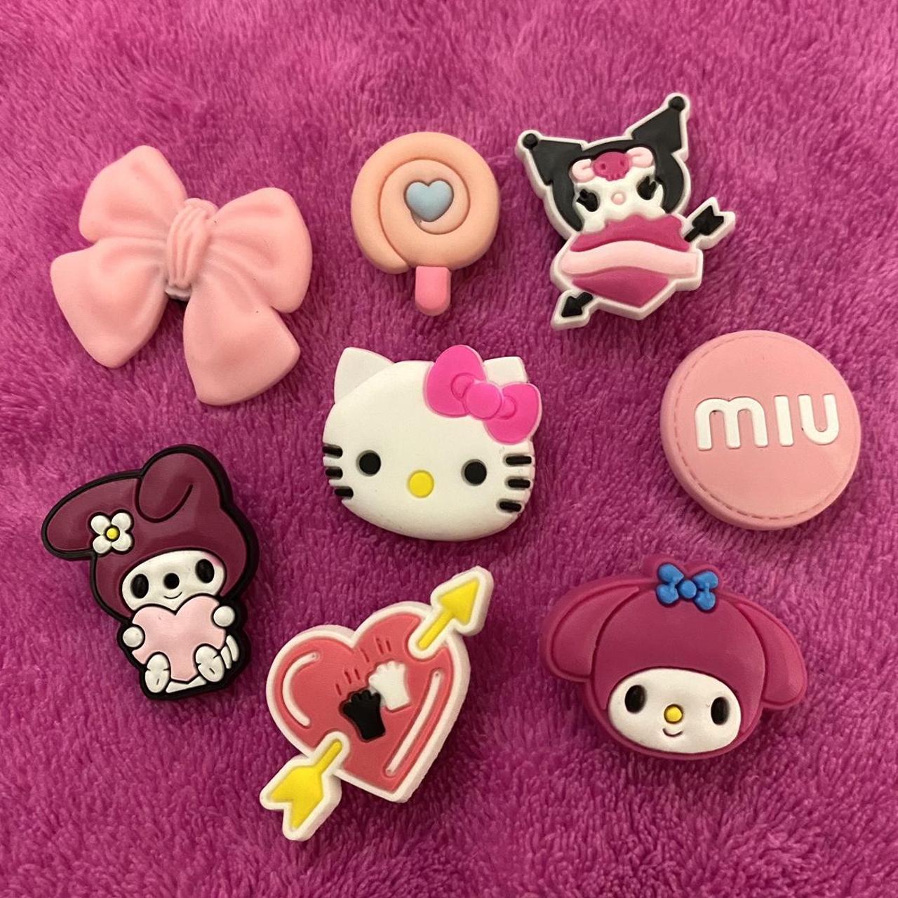 pink sanrio jibbitz bundle 💘 8pcs - Depop