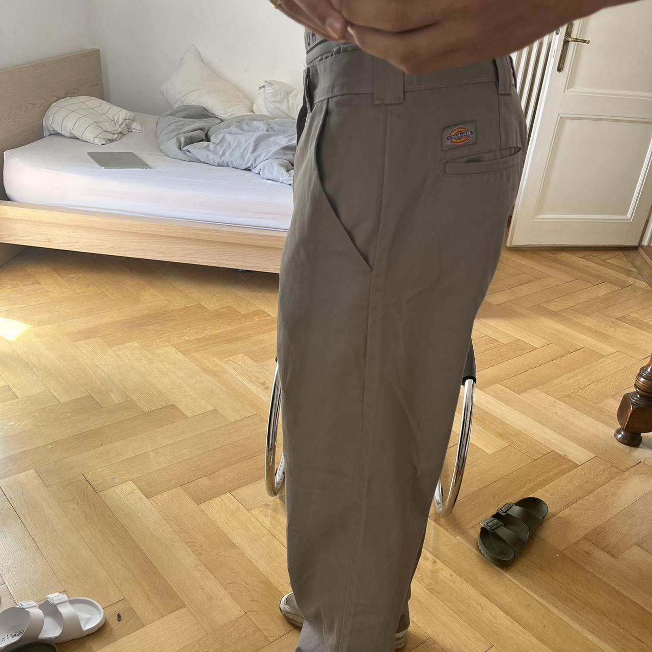 Dickies Mens Grey Trousers Depop