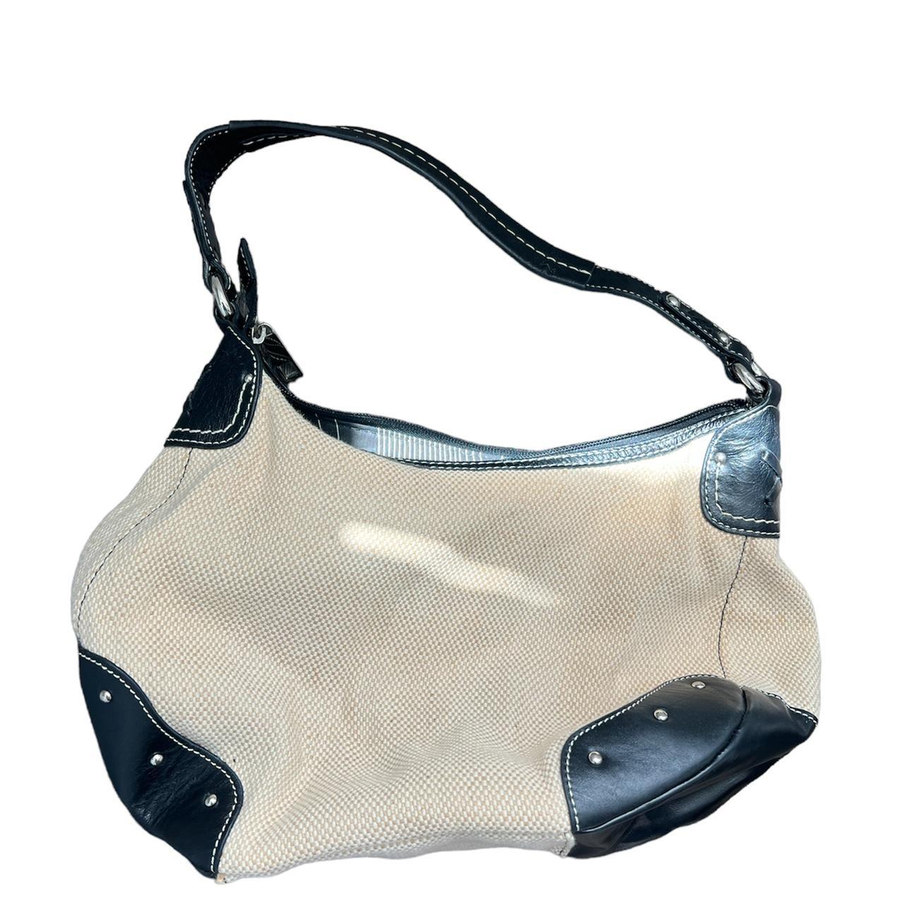 Amazing vintage two tone shoulder purse. Width is... - Depop