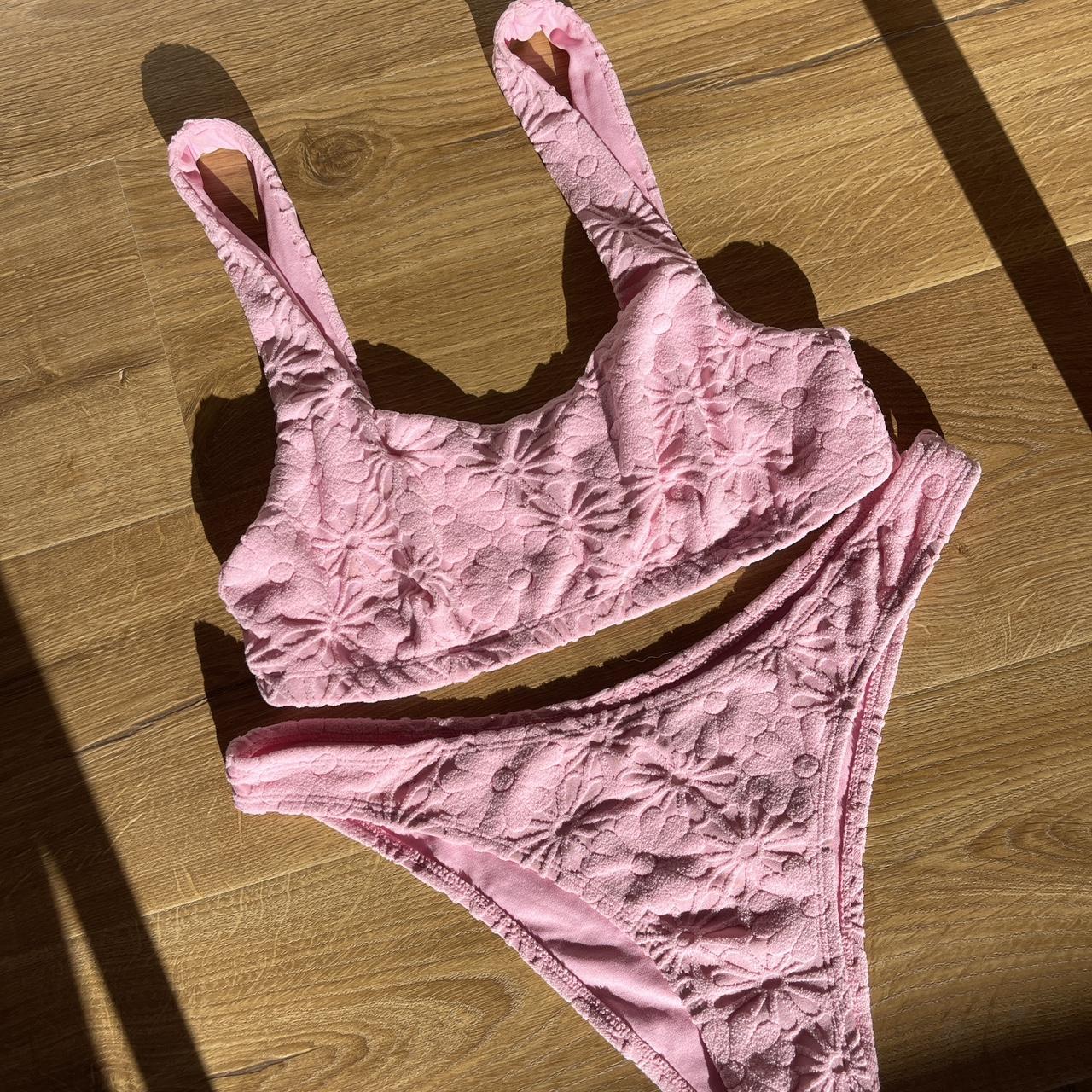 Womens Pink Bikinis And Tankini Sets Depop