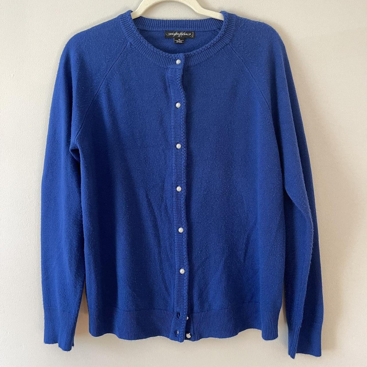 ROYAL BLUE CARDIGAN love this piece! perfect... - Depop