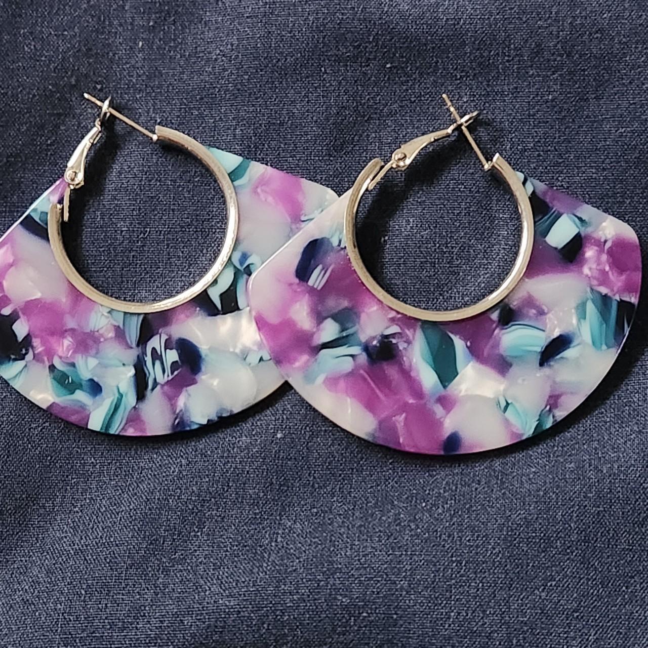 Resin hoops Brand New 6cm wide #resin... - Depop