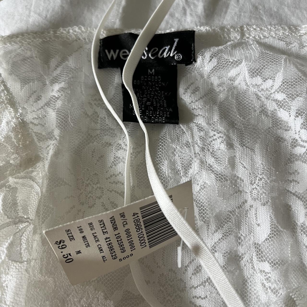 wet seal white lace dress size medium NWT good... - Depop