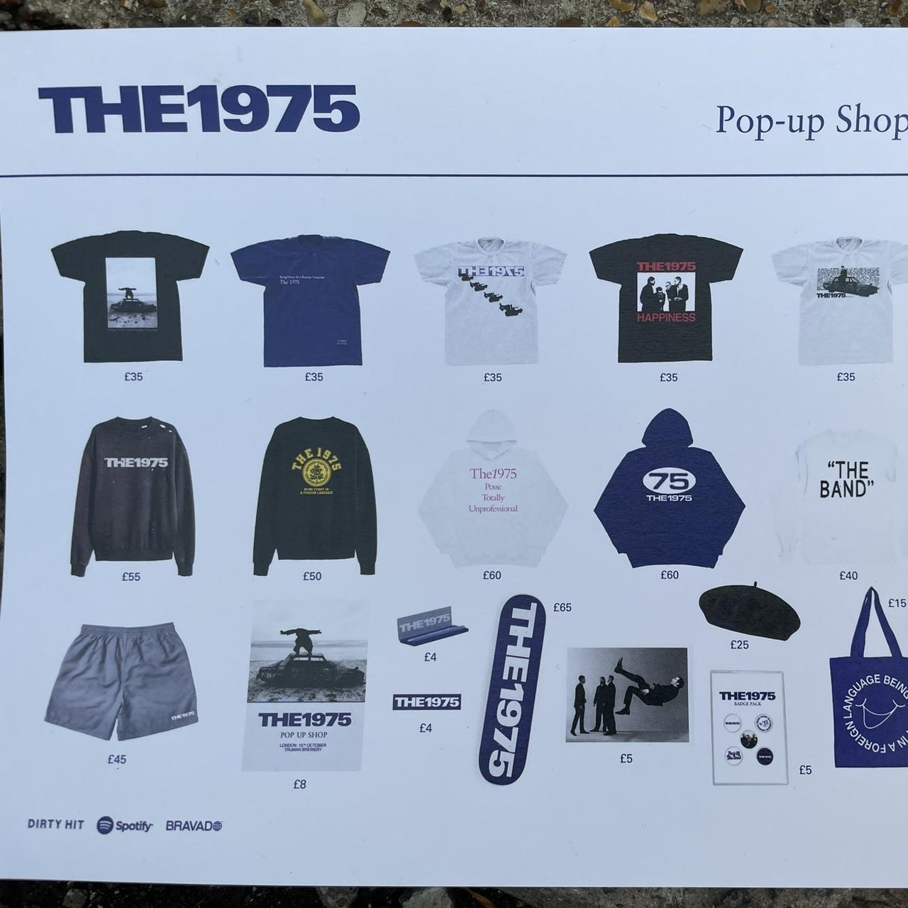 ISO! Items from The 1975’s pop up shop at the Truman... - Depop
