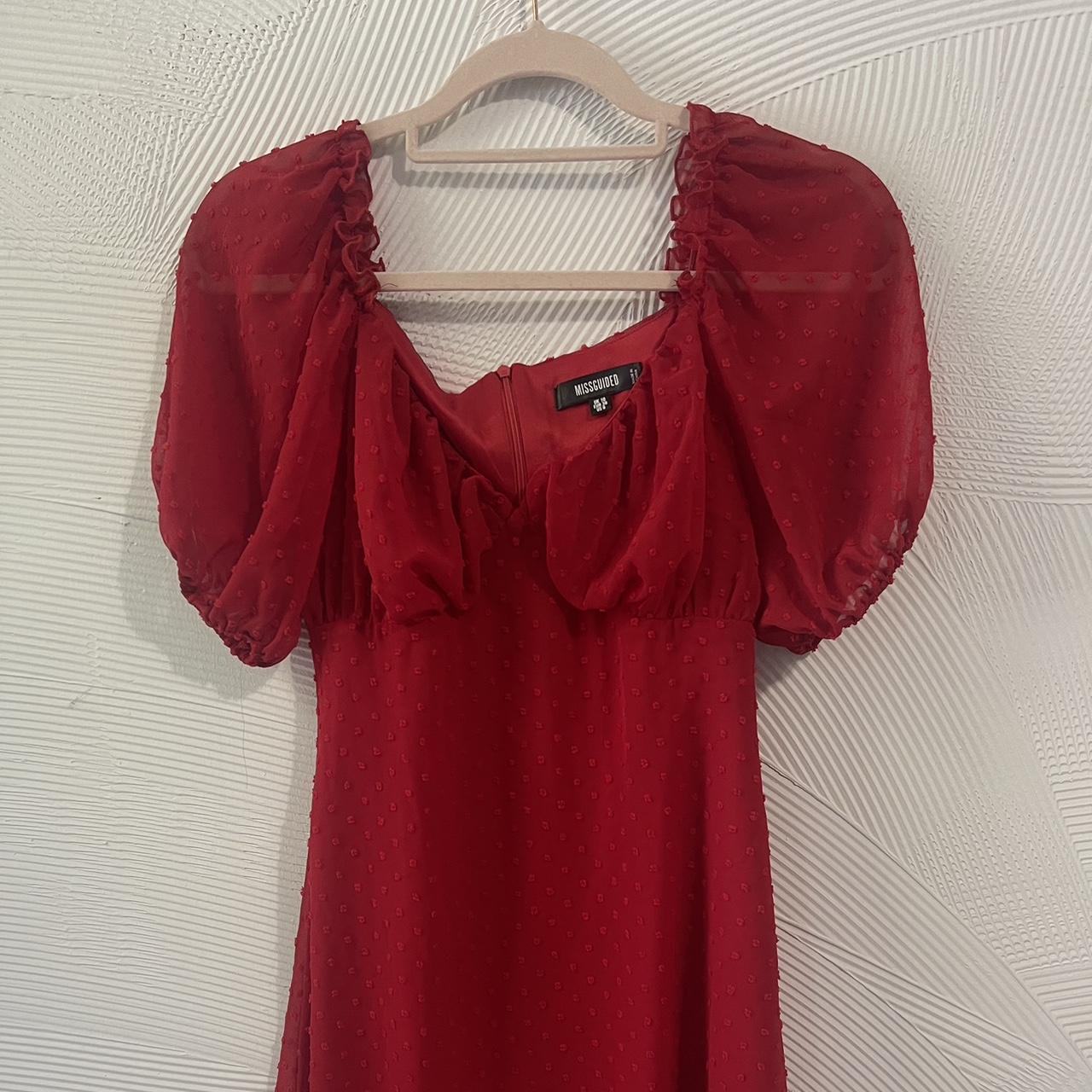 Missguided Women's Red Dress | Depop
