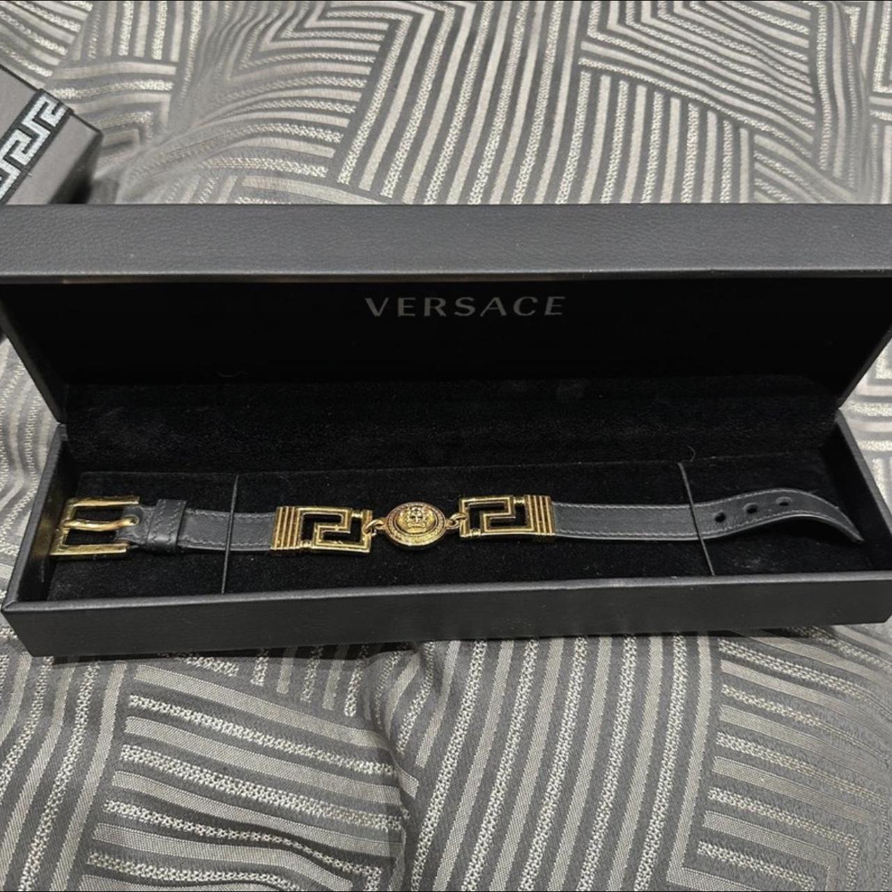 Versace men’s bracelet Comes with box and outer box - Depop