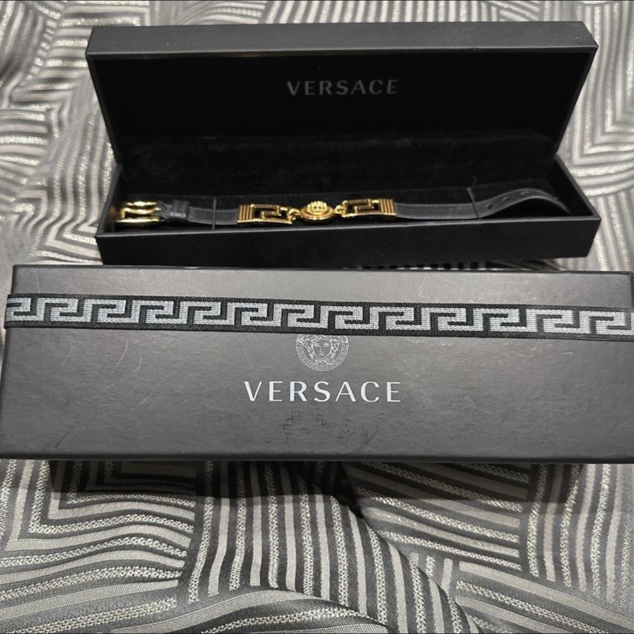 Versace men’s bracelet Comes with box and outer box - Depop