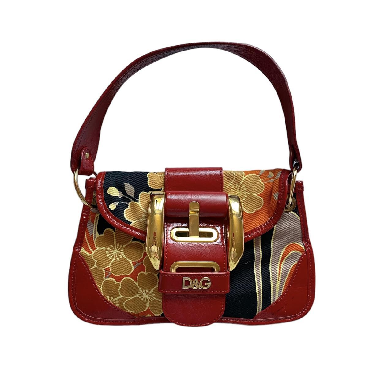 Vintage Dolce & Gabbana mini patent leather handbag... - Depop