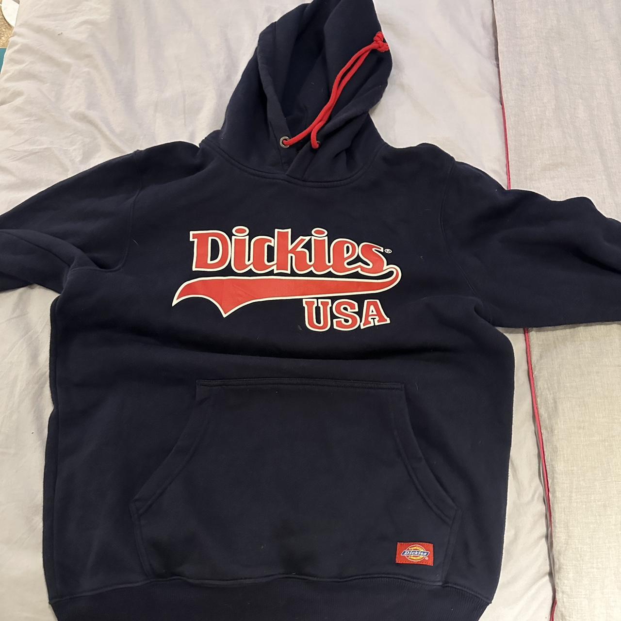 Vintage dickies hoodie size large Oversized - Depop