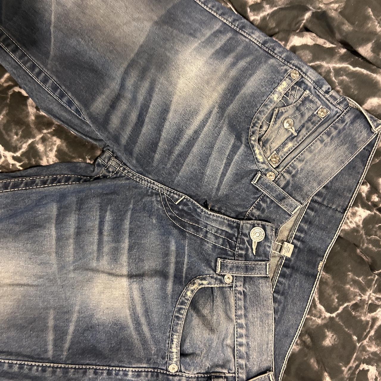 Men’s straight leg true religion jeans. Vintage... - Depop