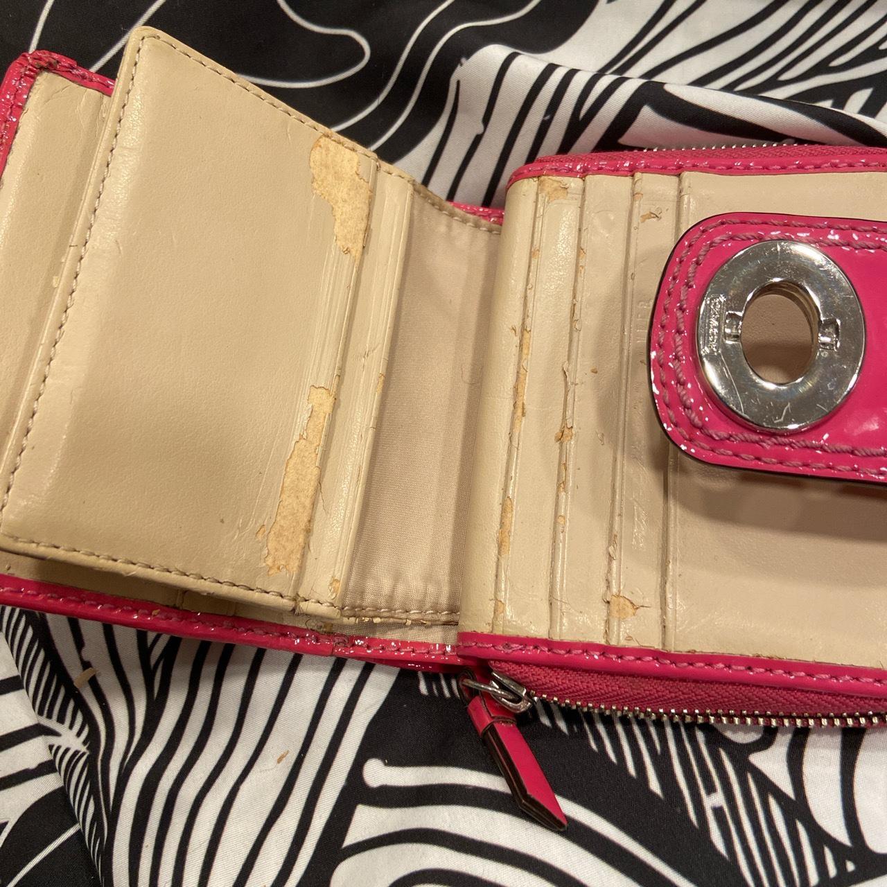 Vibrant hot pink coach wallet🦩 ️‍🔥 Does have some... - Depop