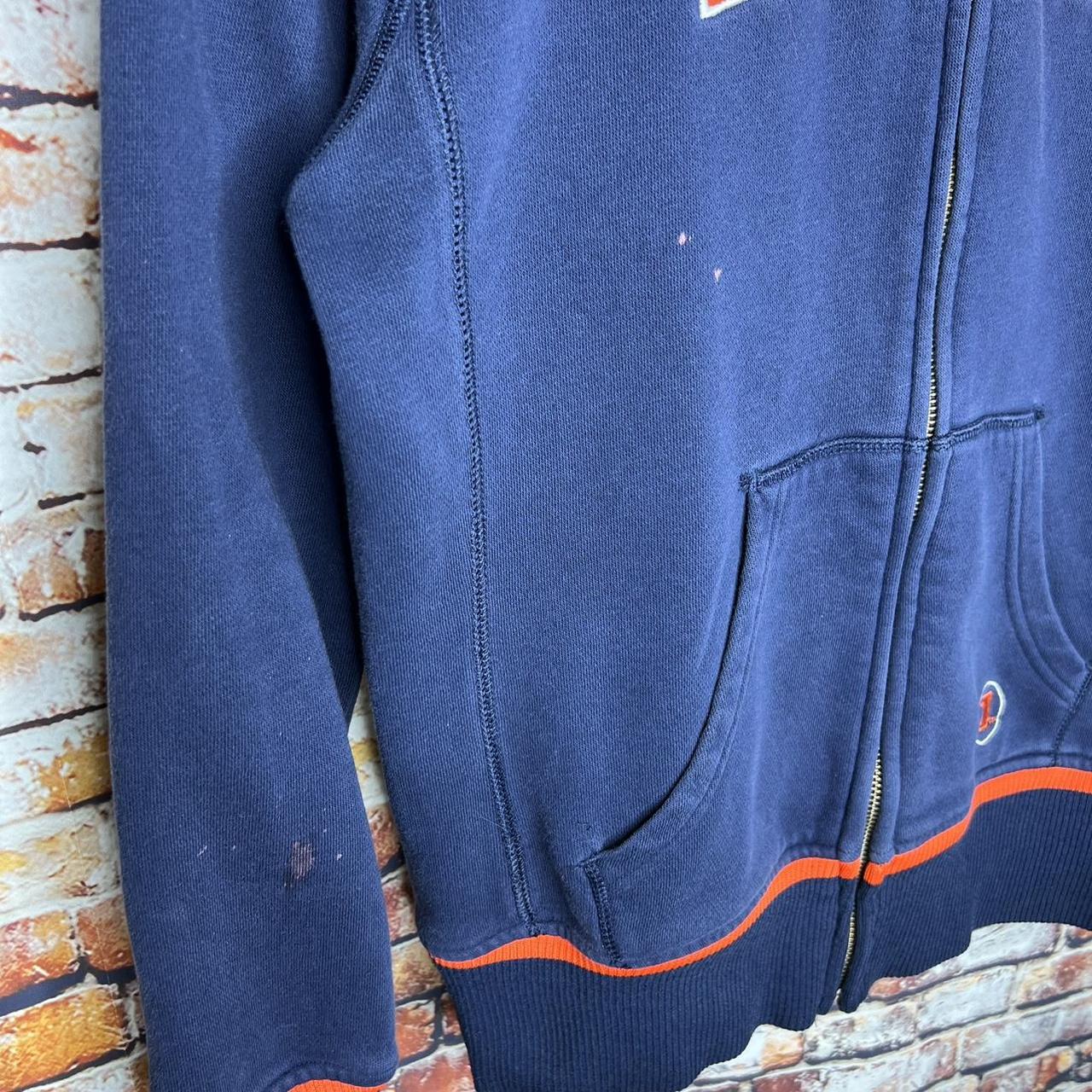 Nike Illinois Collegiate Zip Up Hooded Sweatshirt... | Depop
