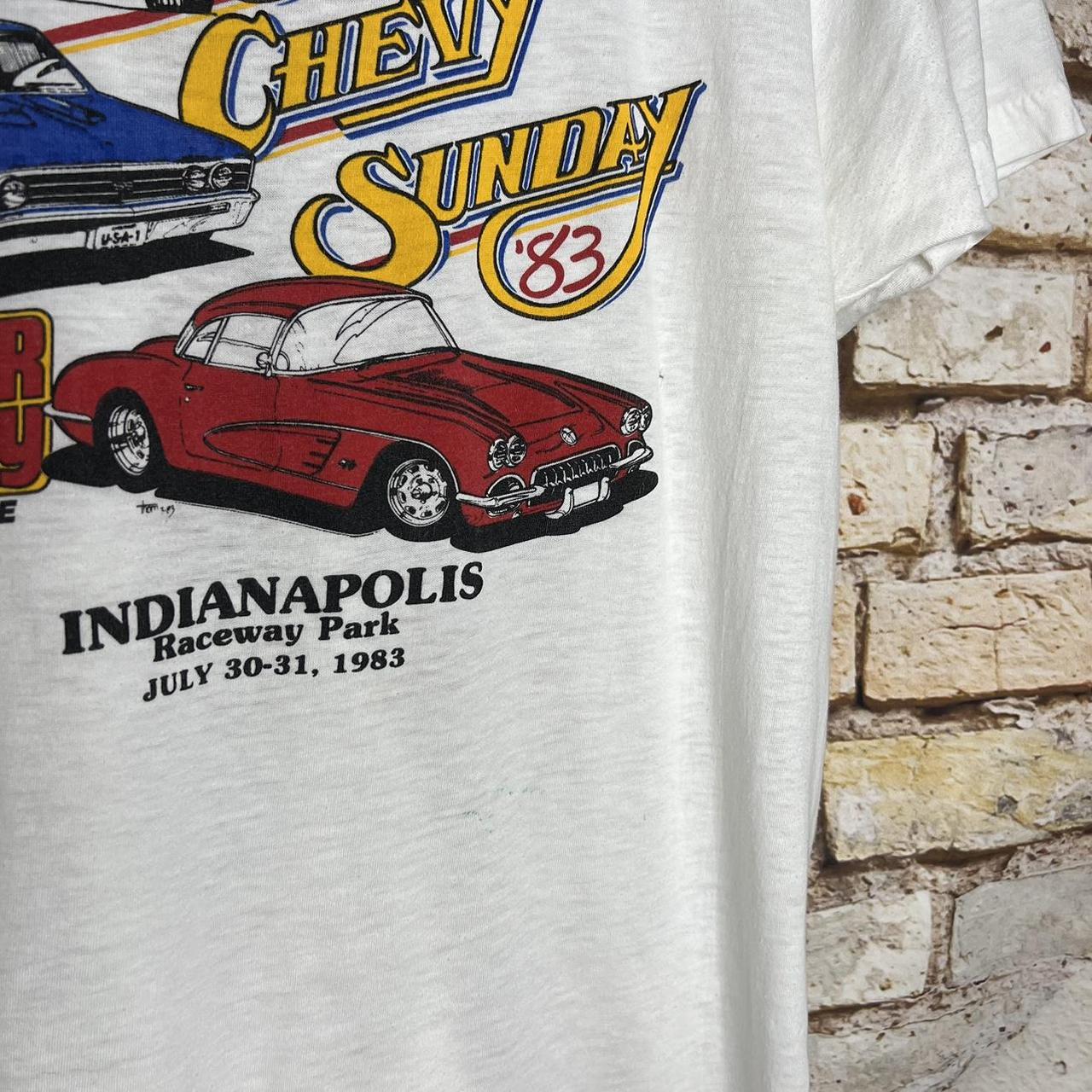 Vintage Super Chevy Sunday 1983 Racing T Shirt... - Depop