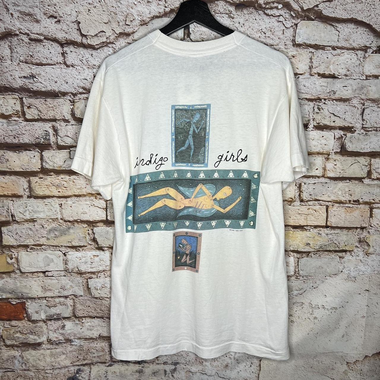 Vintage Indigo Girls Nomads Indians Saints Band T... - Depop Vintage Indigo Girls Nomads Indians Saints Band T... - Depop