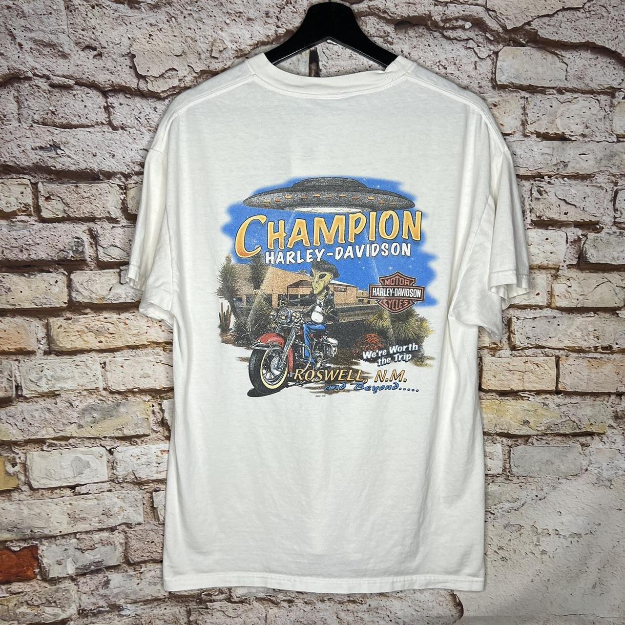 Vintage Harley Davidson Motorcycles Miss Behavin... - Depop