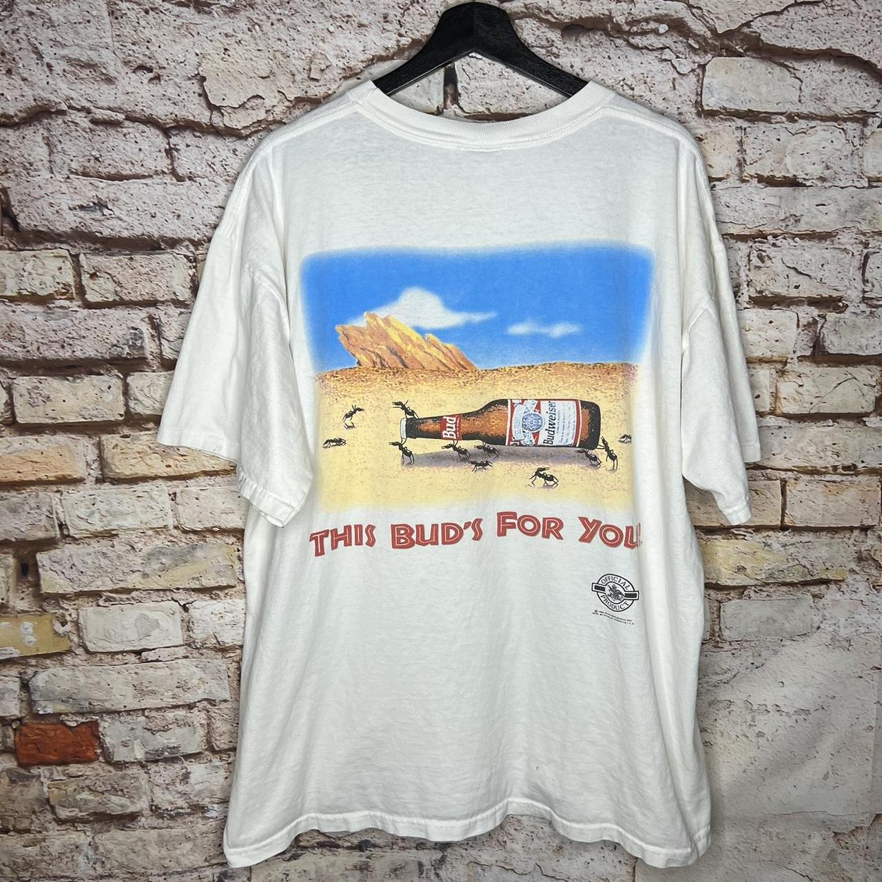 Vintage Budweiser Beer Ants 1995 Stanley Desantis T... - Depop