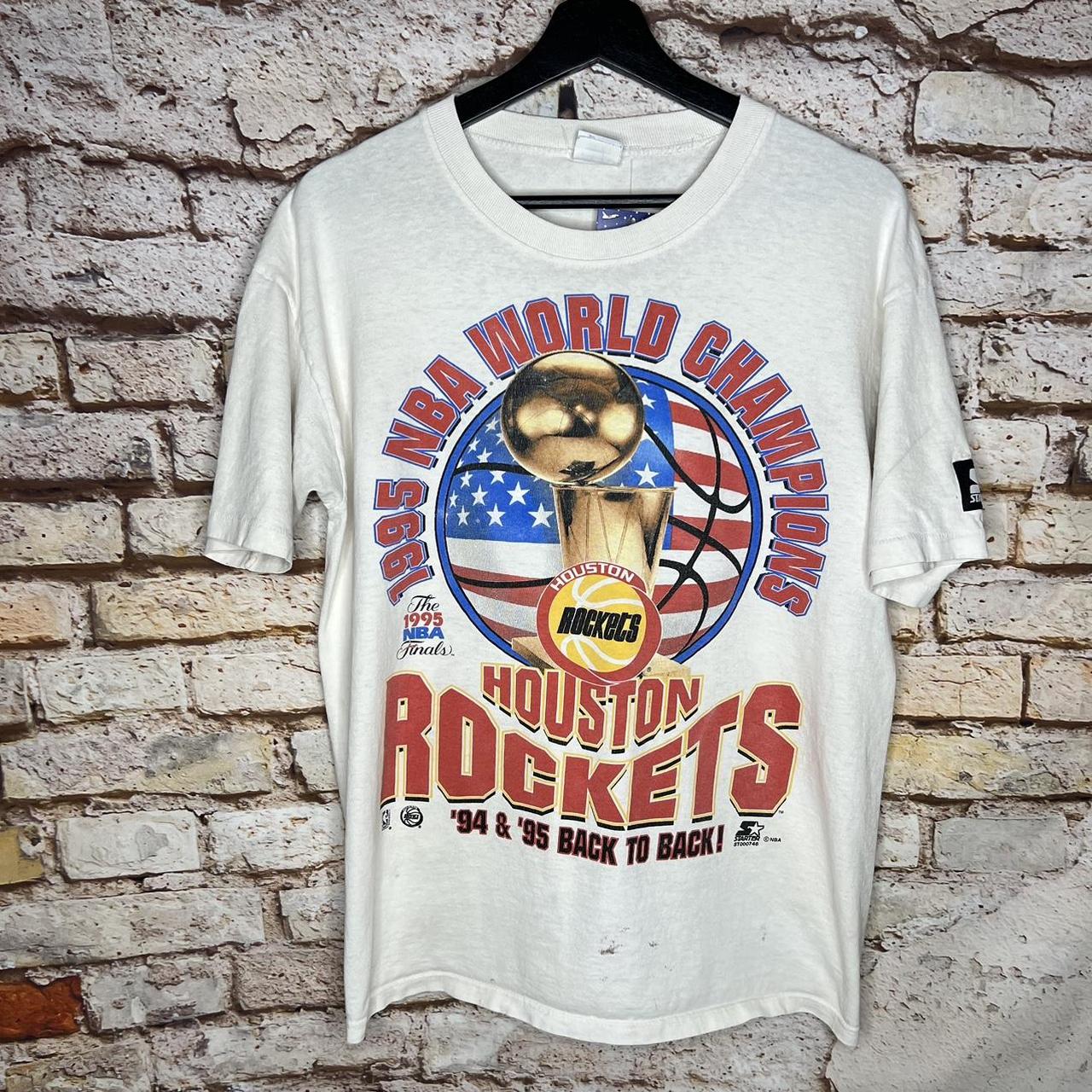 Vintage Houston Rockets Basketball 1995 World... - Depop
