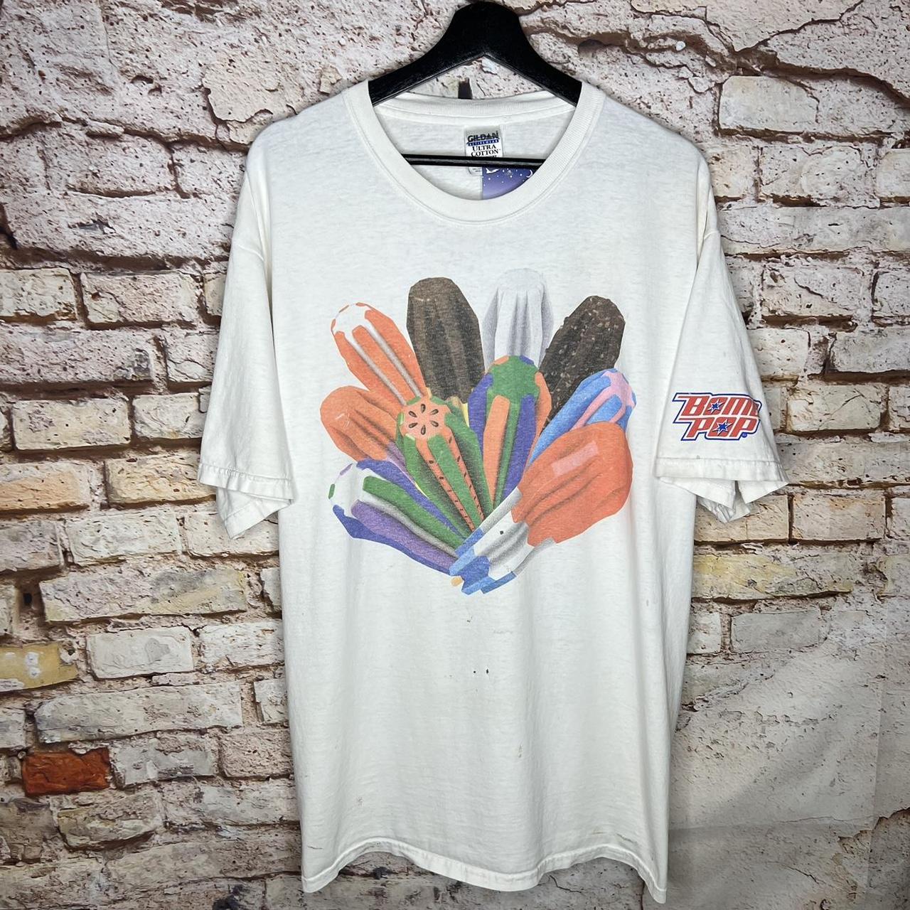 Vintage Bomb Pop Ice Cream Promo T Shirt 90s Size:... - Depop