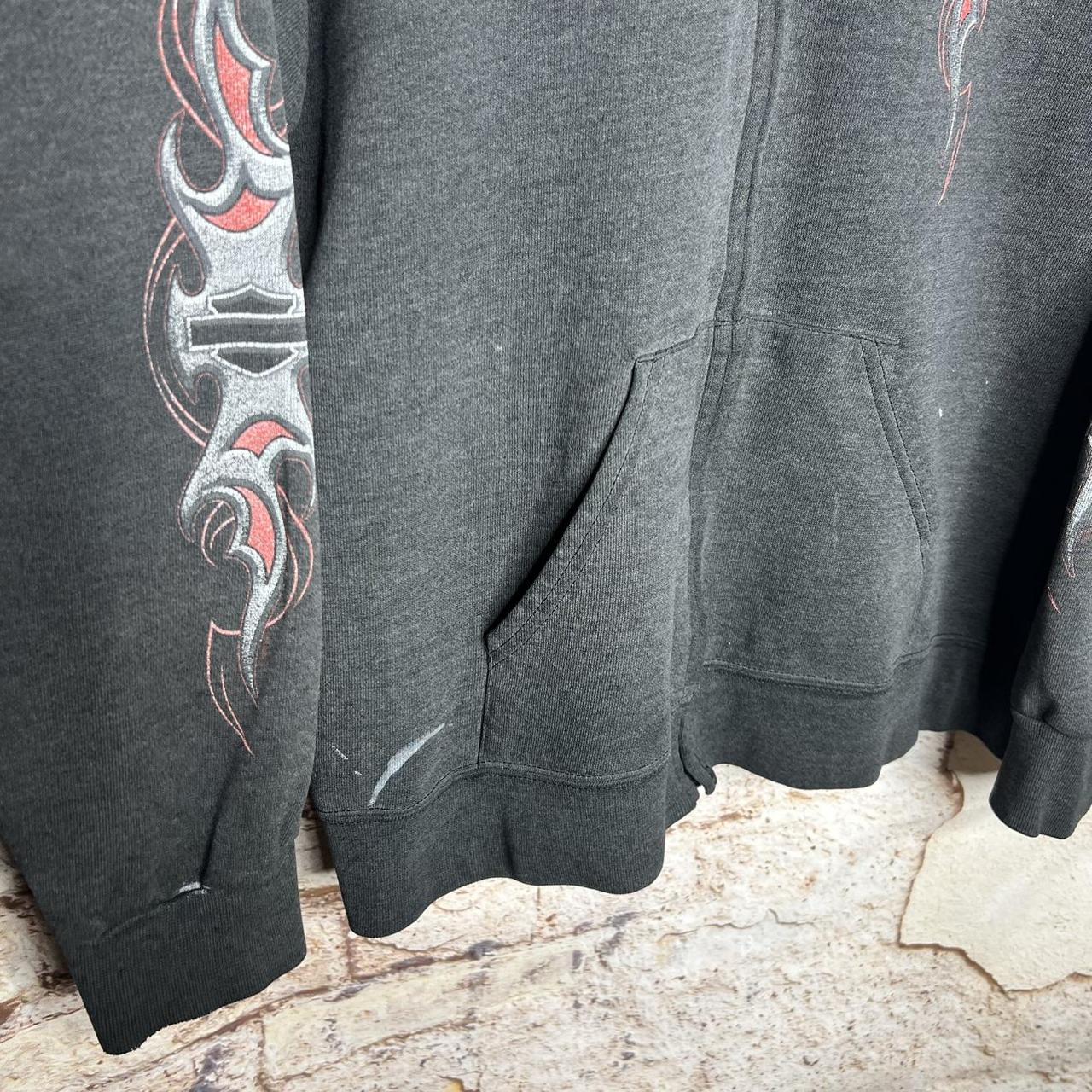 Vintage Harley Davidson Motorcycles Tribal Zip Up... | Depop