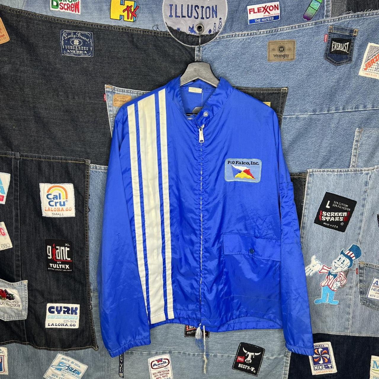 Vintage P & O Falco Mechanic Race Jacket 70s Size:... | Depop