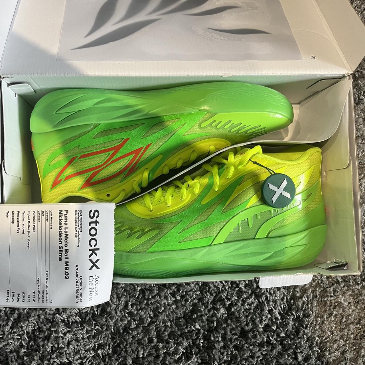 Puma MB.02 Nickelodeon Slime UK size 11 bought from... - Depop