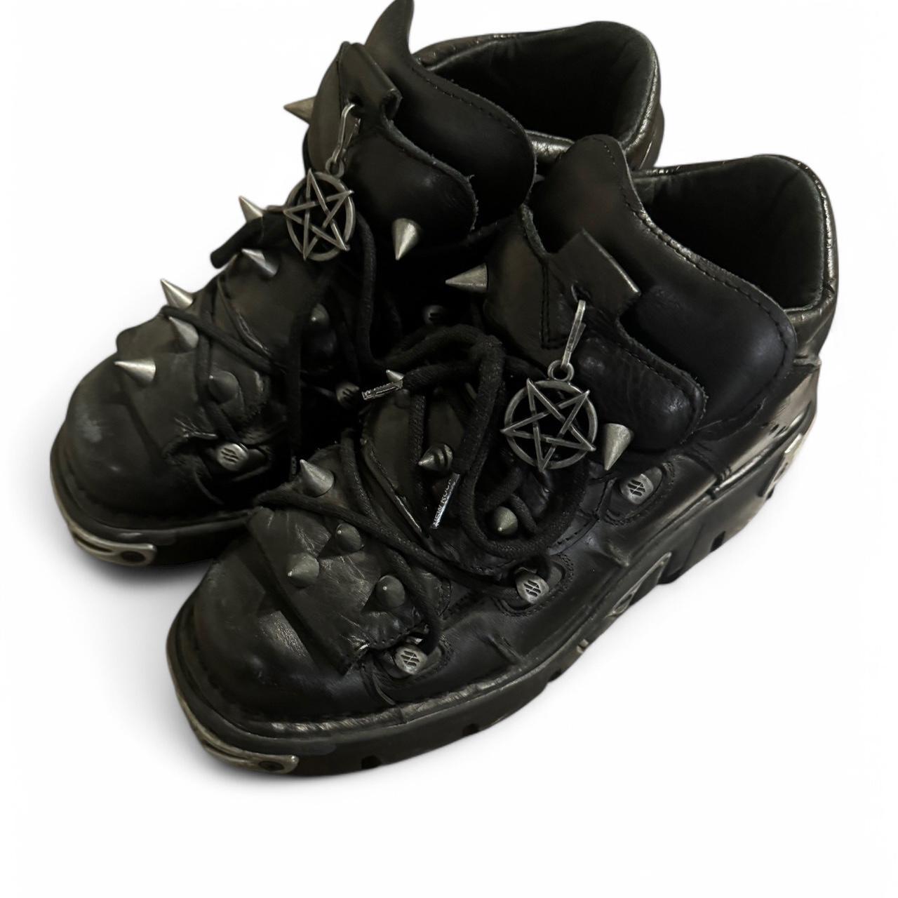 new rock metallic m-110-s1 platform boots classic... | Depop