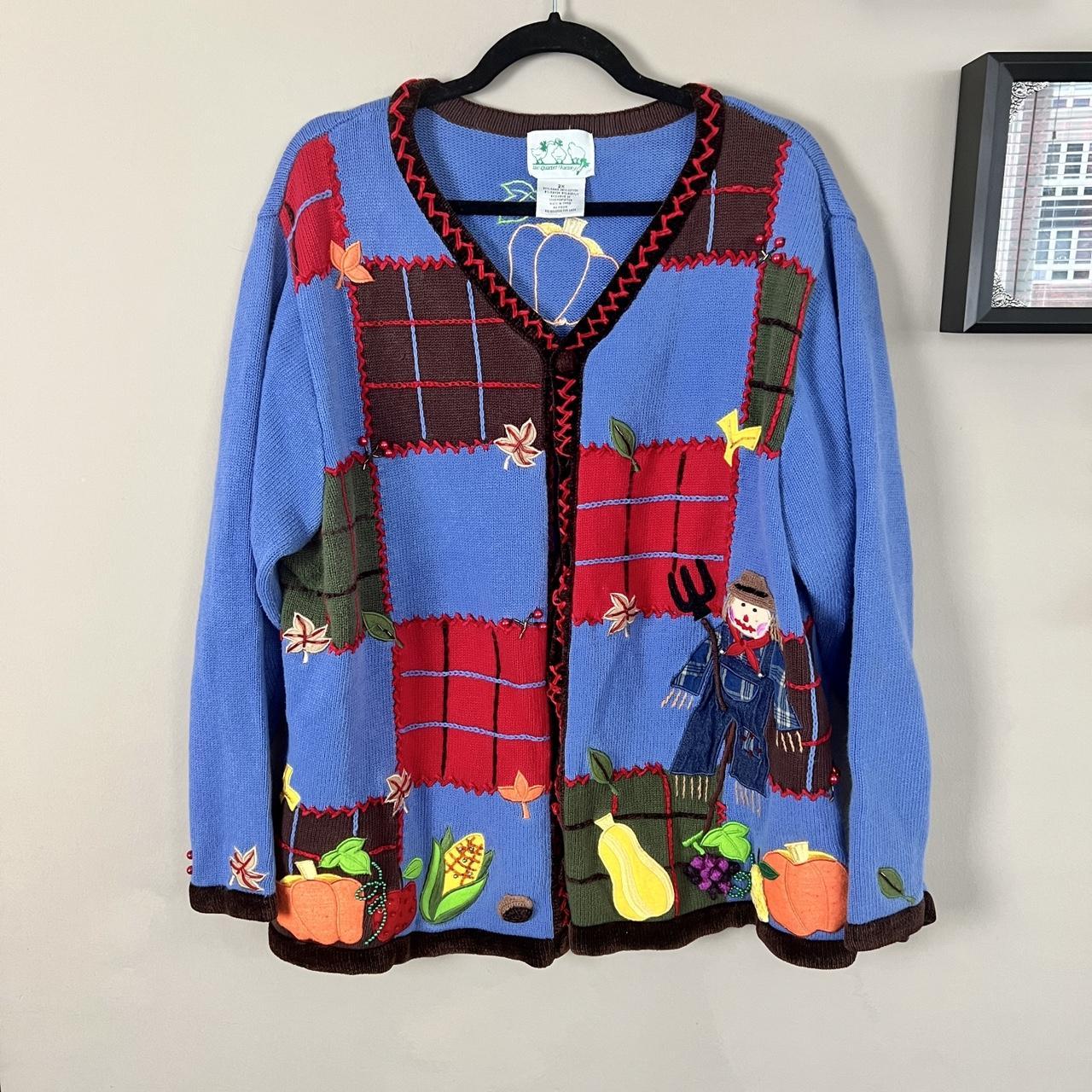 Halloween/Fall button up sweater Super cute... - Depop