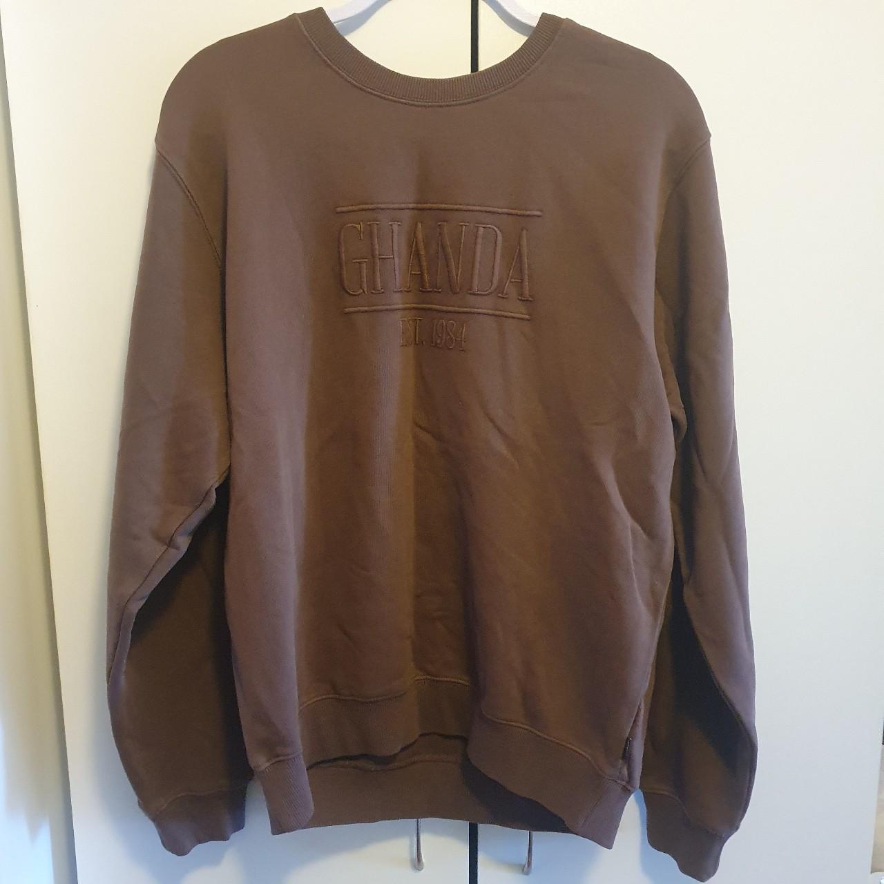 Ghanda Brown jumper/sweater. Size 10 Perfect... - Depop