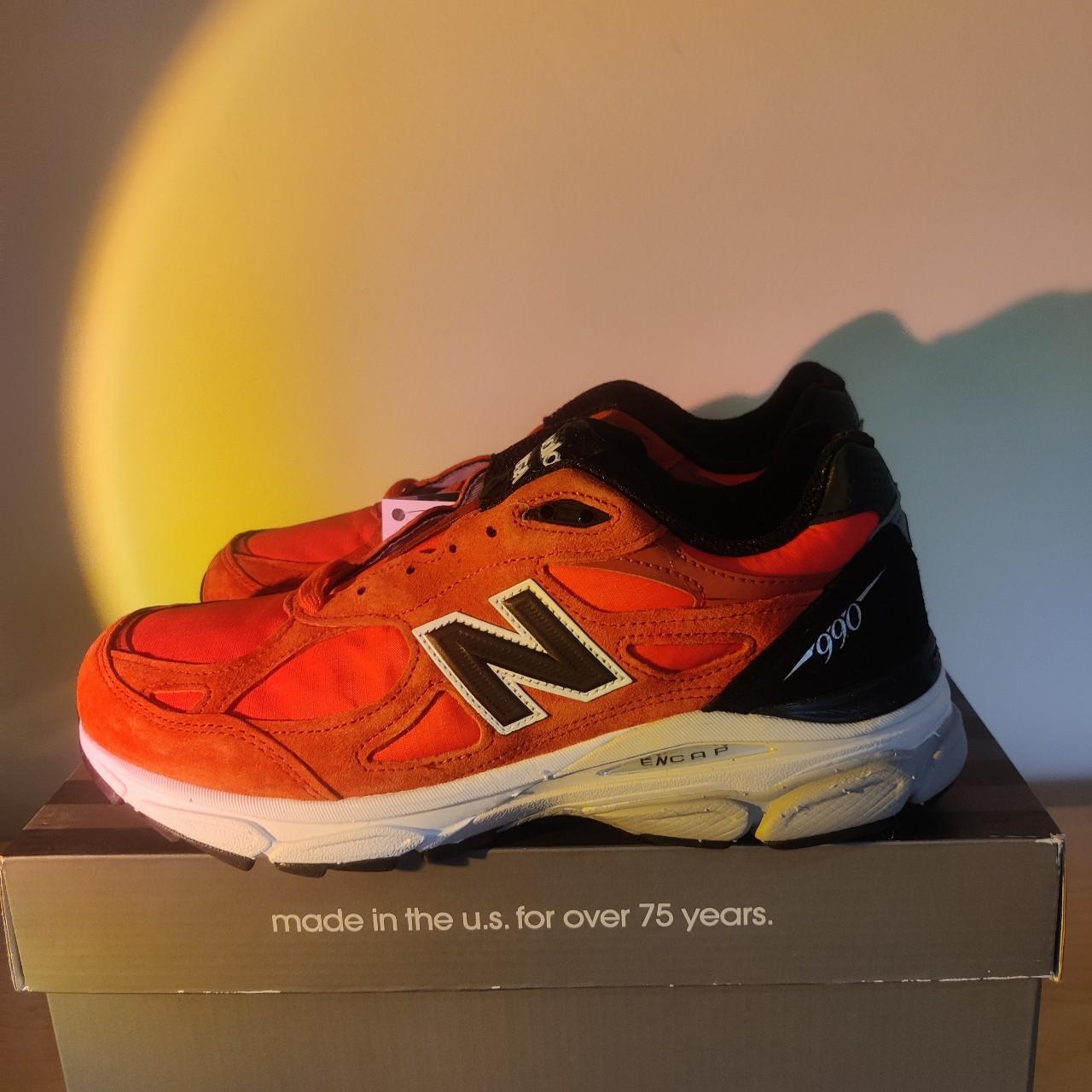 New Balance Men's Red Trainers | Depop