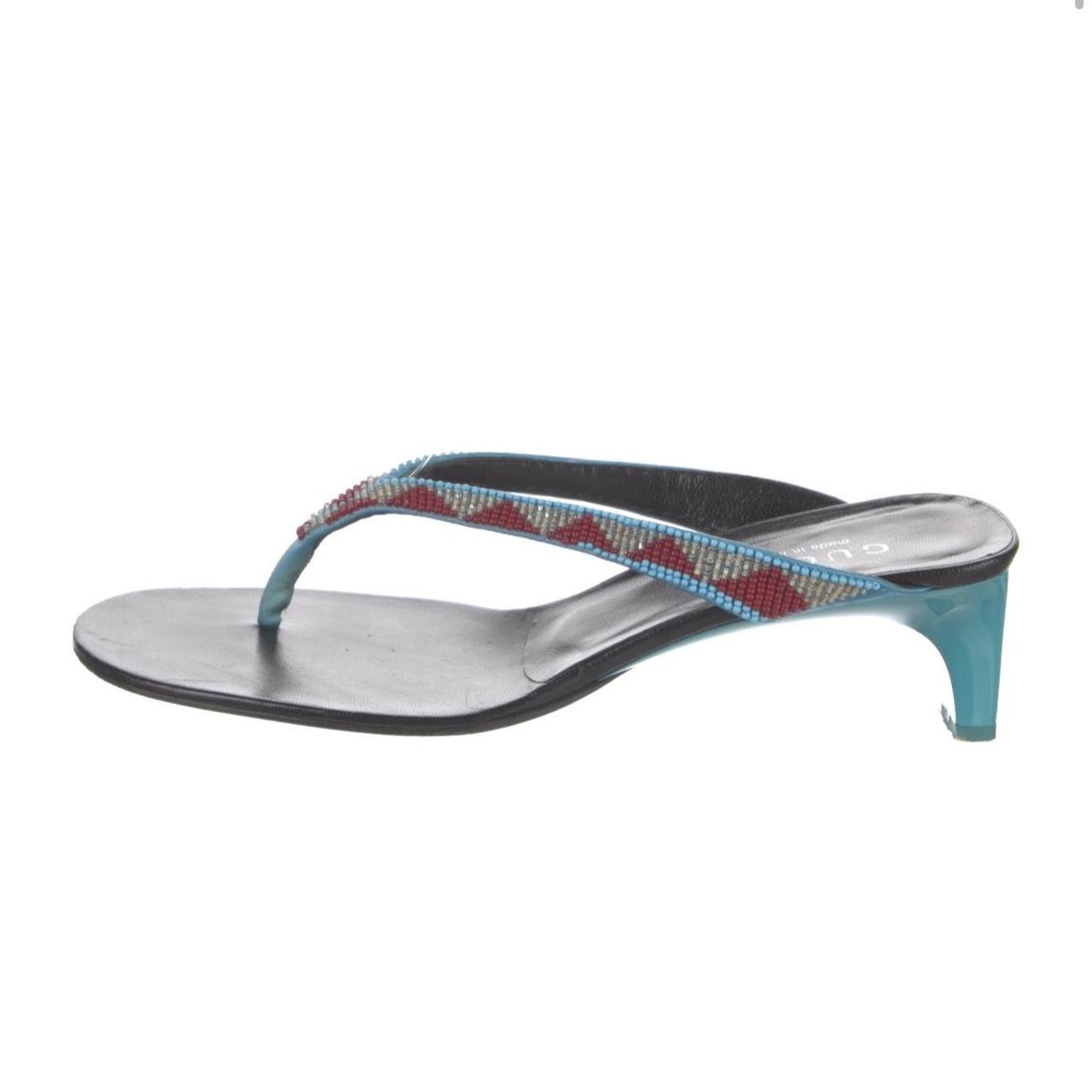 Gucci Tom Ford SPRING 1999 thong sandal heel Size... - Depop