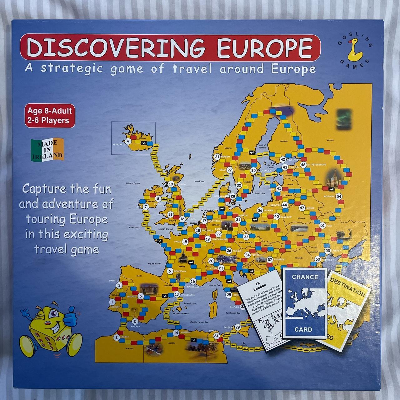 Discovering Europe board game. All pieces and... - Depop