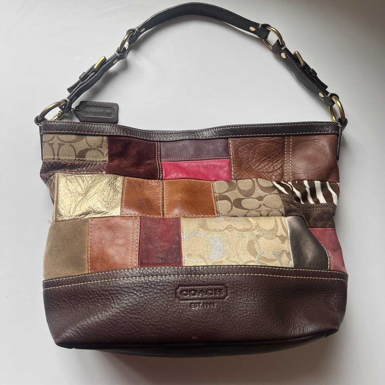 Most stunning patchwork monogram 90’s 00’s y2k... - Depop