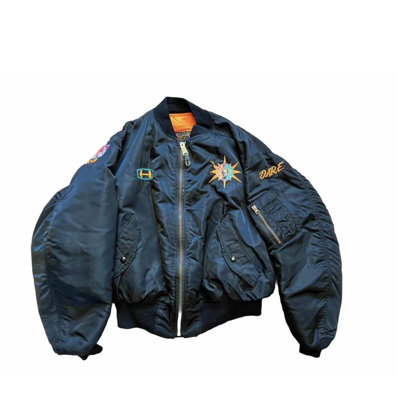 Vintage MC HAMMER 1992 World Official Tour Bomber... - Depop