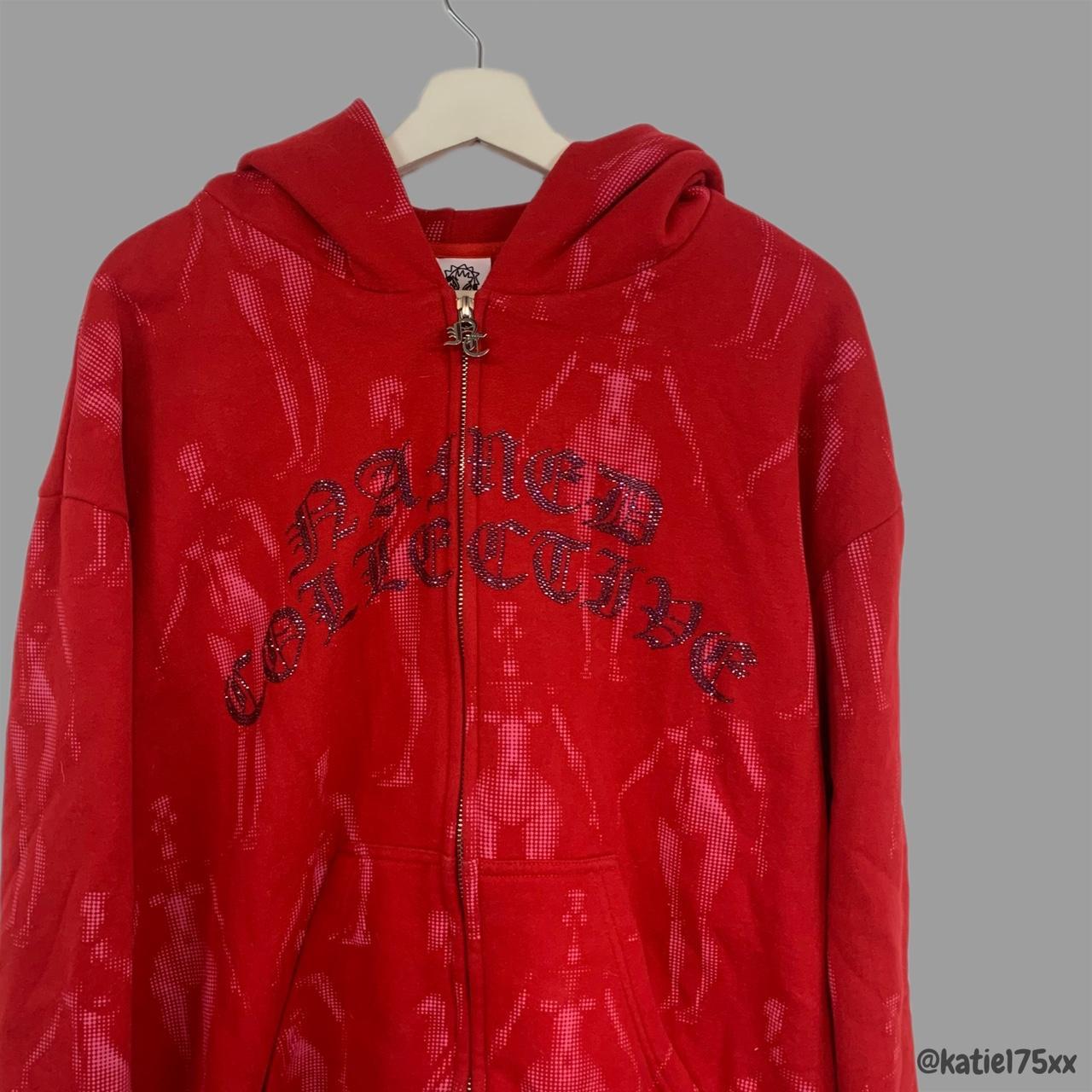 Named Collective Red Avatar Tracksuit S/M Hoodie is... - Depop