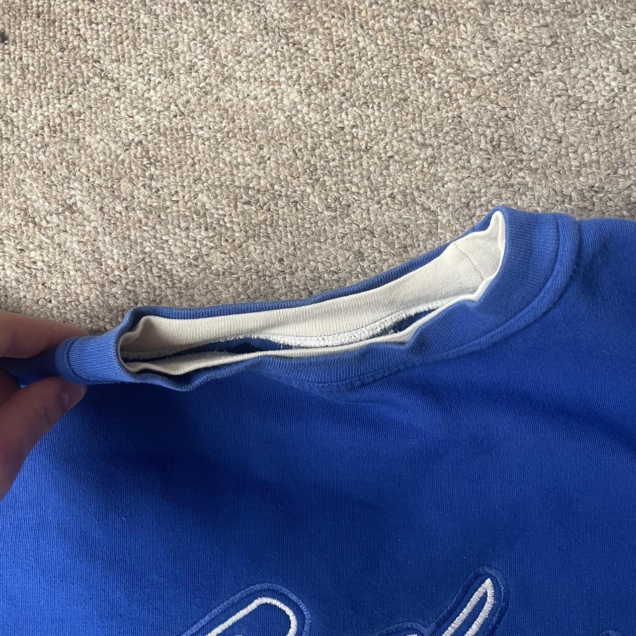 Blue FUBU crew neck. Label says xxL but fits like a... - Depop