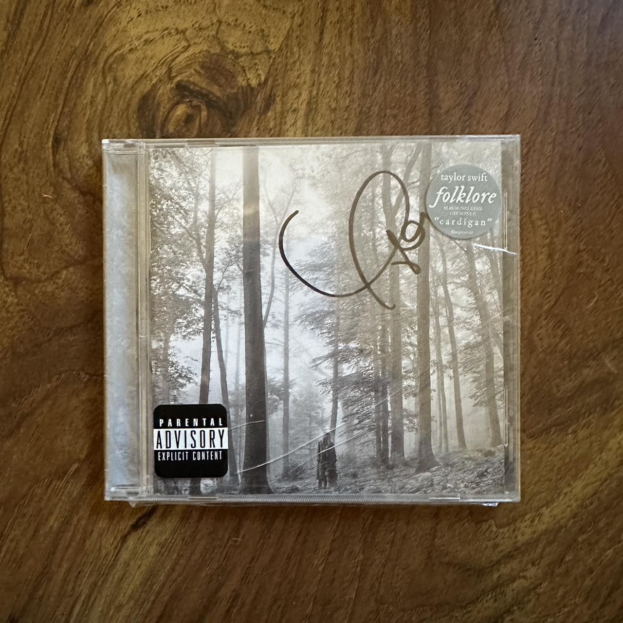 Taylor Swift signed Folklore CD. In original... - Depop