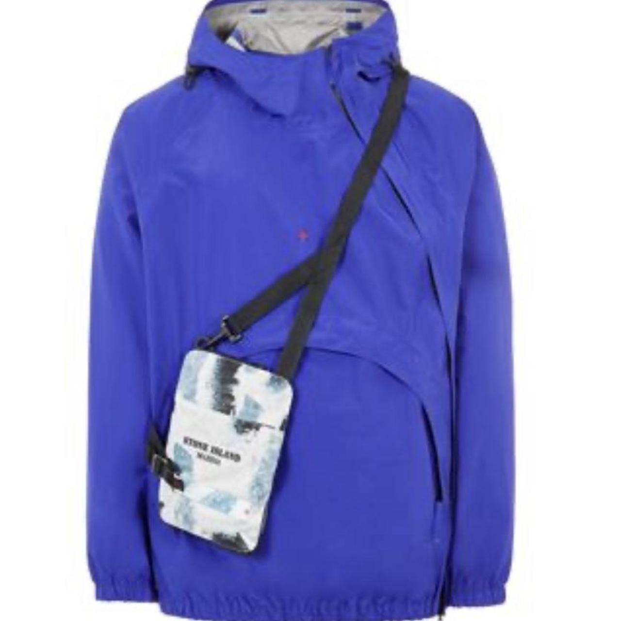 Stone Island Men's Purple and Blue Jacket | Depop