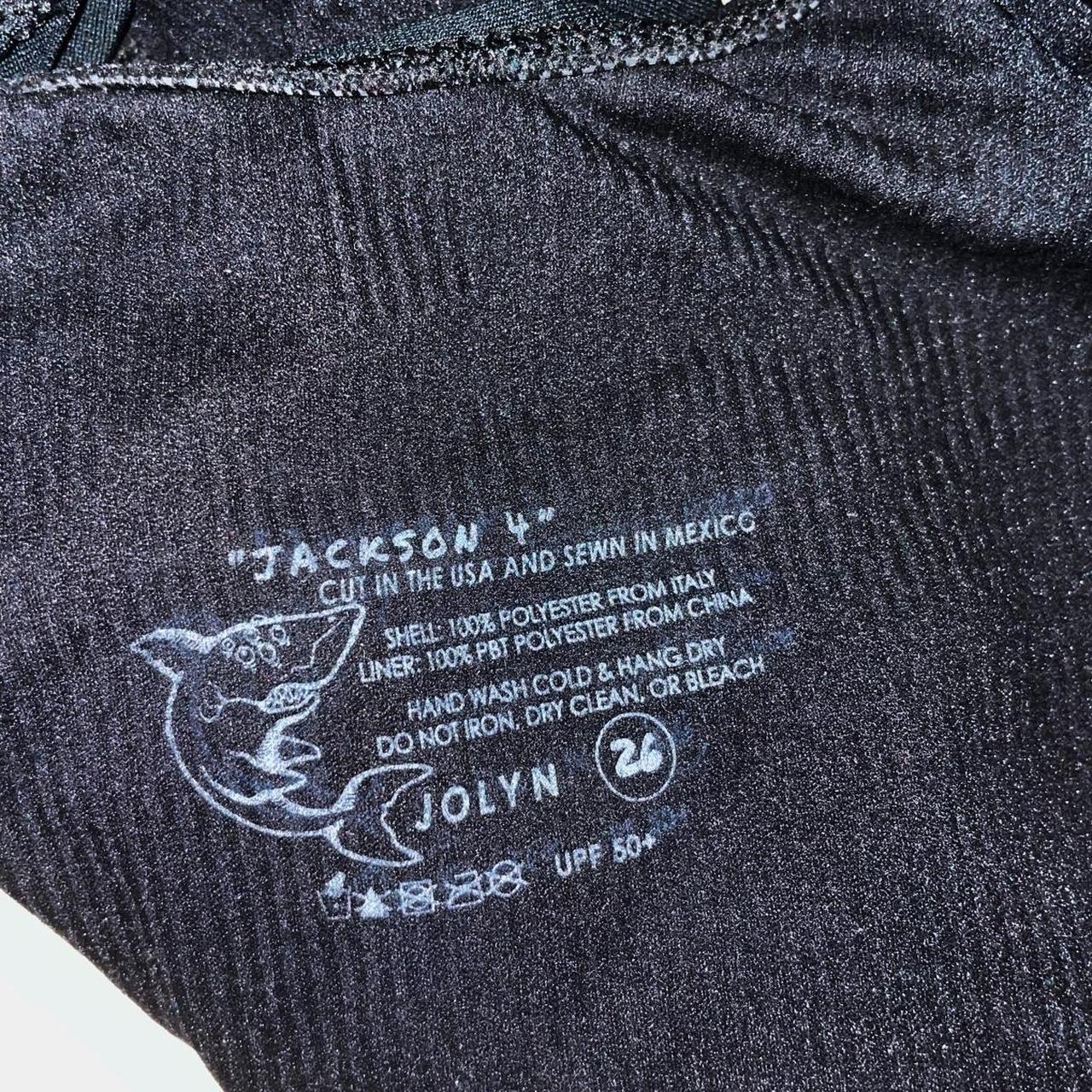 Jolyn Jackson 4 One Piece -Black Tie Back -Size... - Depop