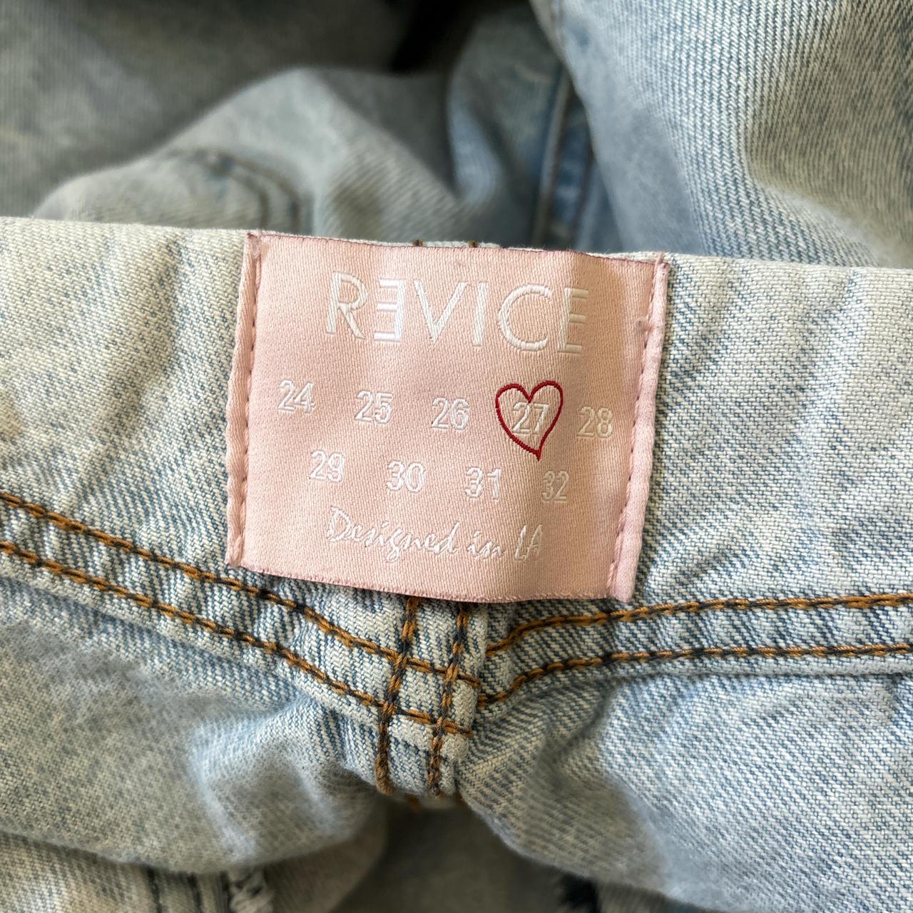 revive denim fold over jeans. no major flaws just... - Depop