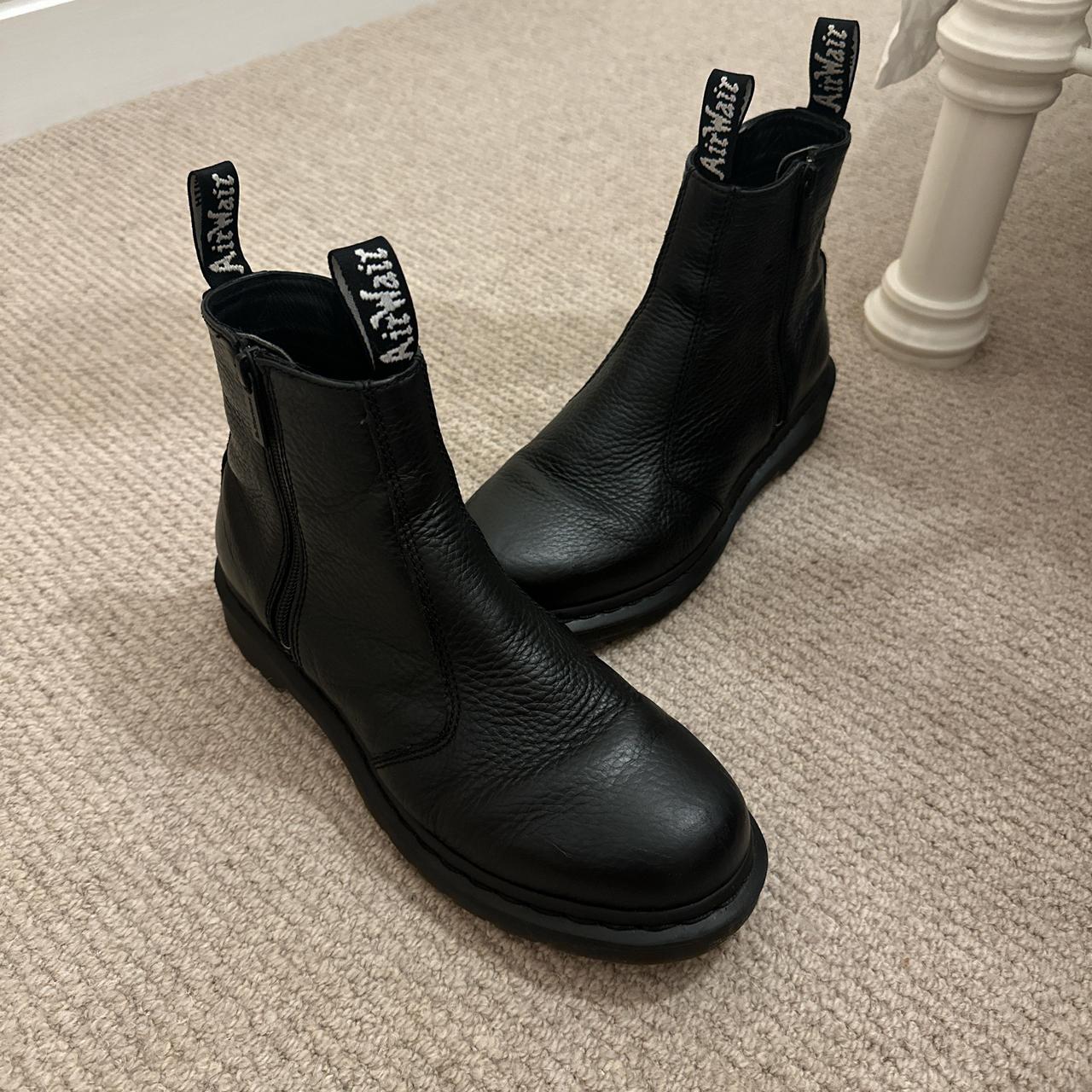 Dr Martens 2976 zip Chelsea boots in black UK size... - Depop