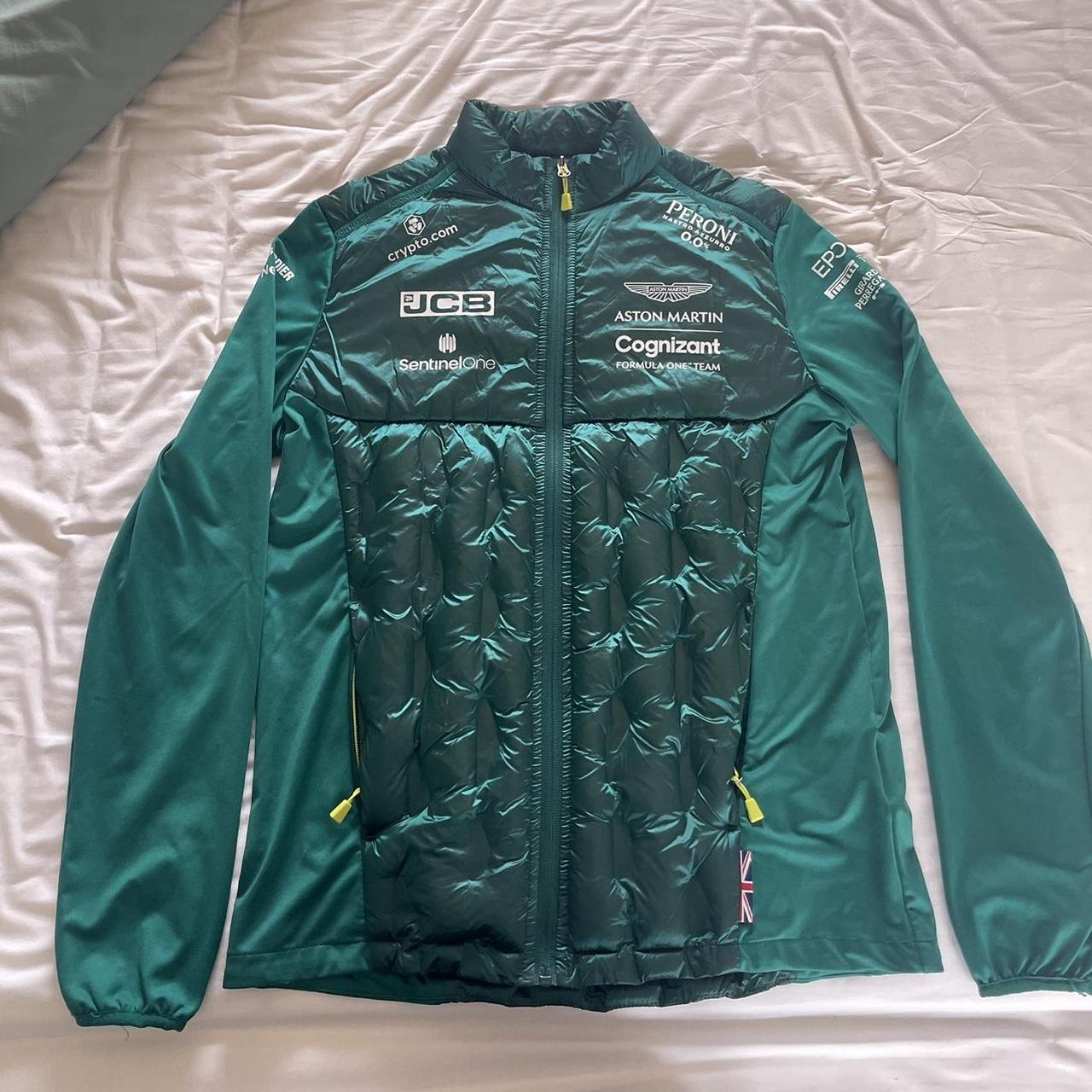Aston Martin Formula One racing team jacket Medium... - Depop