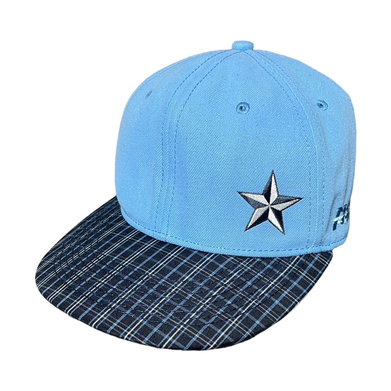 Retro No Fear Cap with embroidered star design and... - Depop