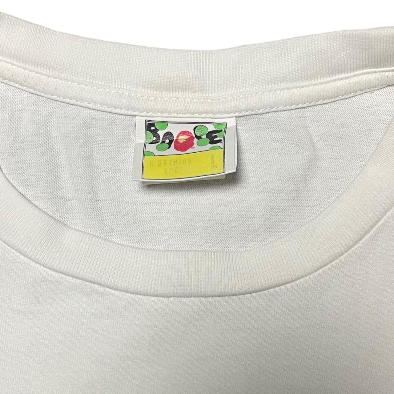 Vintage A Bathing Ape BAPE graphic t shirt Colour -... - Depop