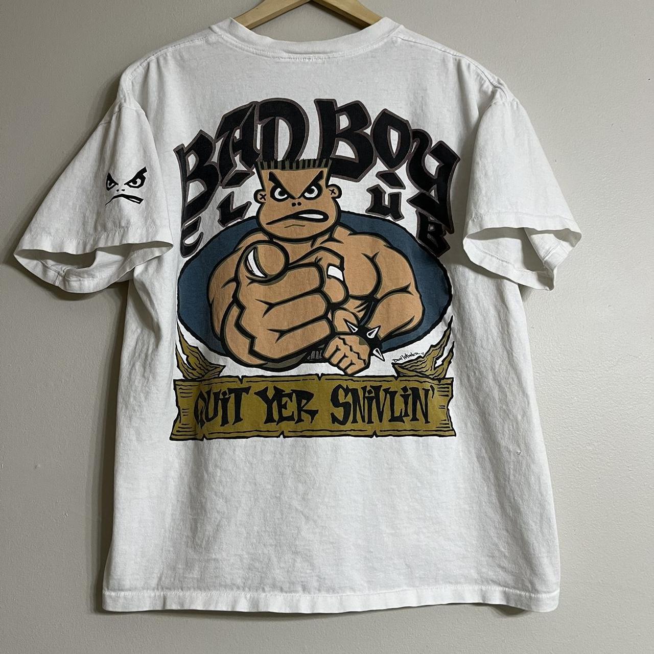 Vintage 90s Bad Boy Club Graphic T shirt • Men’s •... - Depop