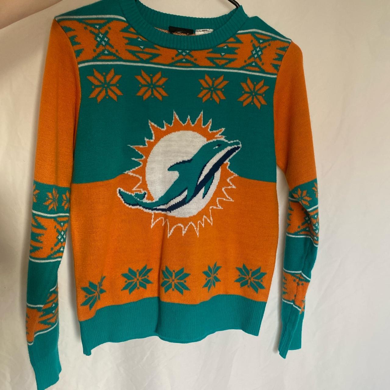 Miami dolphins football sweater No tag but it might... - Depop