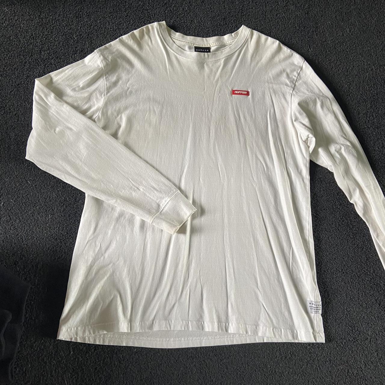 Huffer Long Sleeve with Classic Rubber Badge. 100%... | Depop