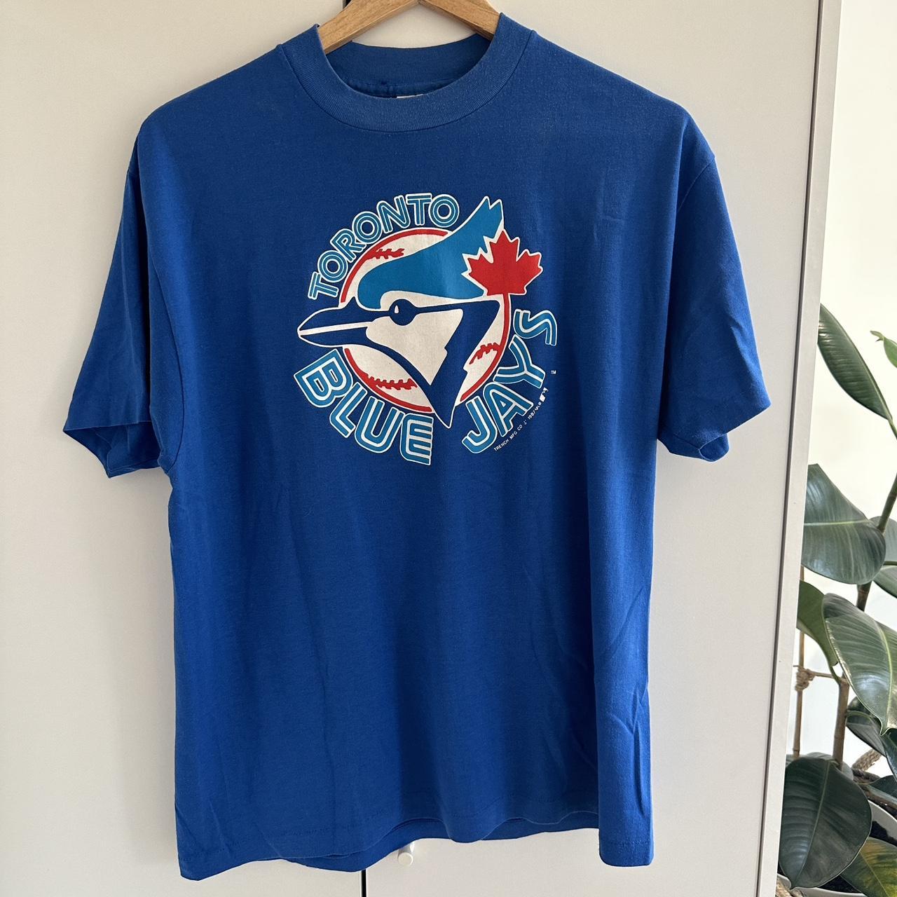 Vintage Toronto Blue Jays baseball t shirt Size XL... - Depop