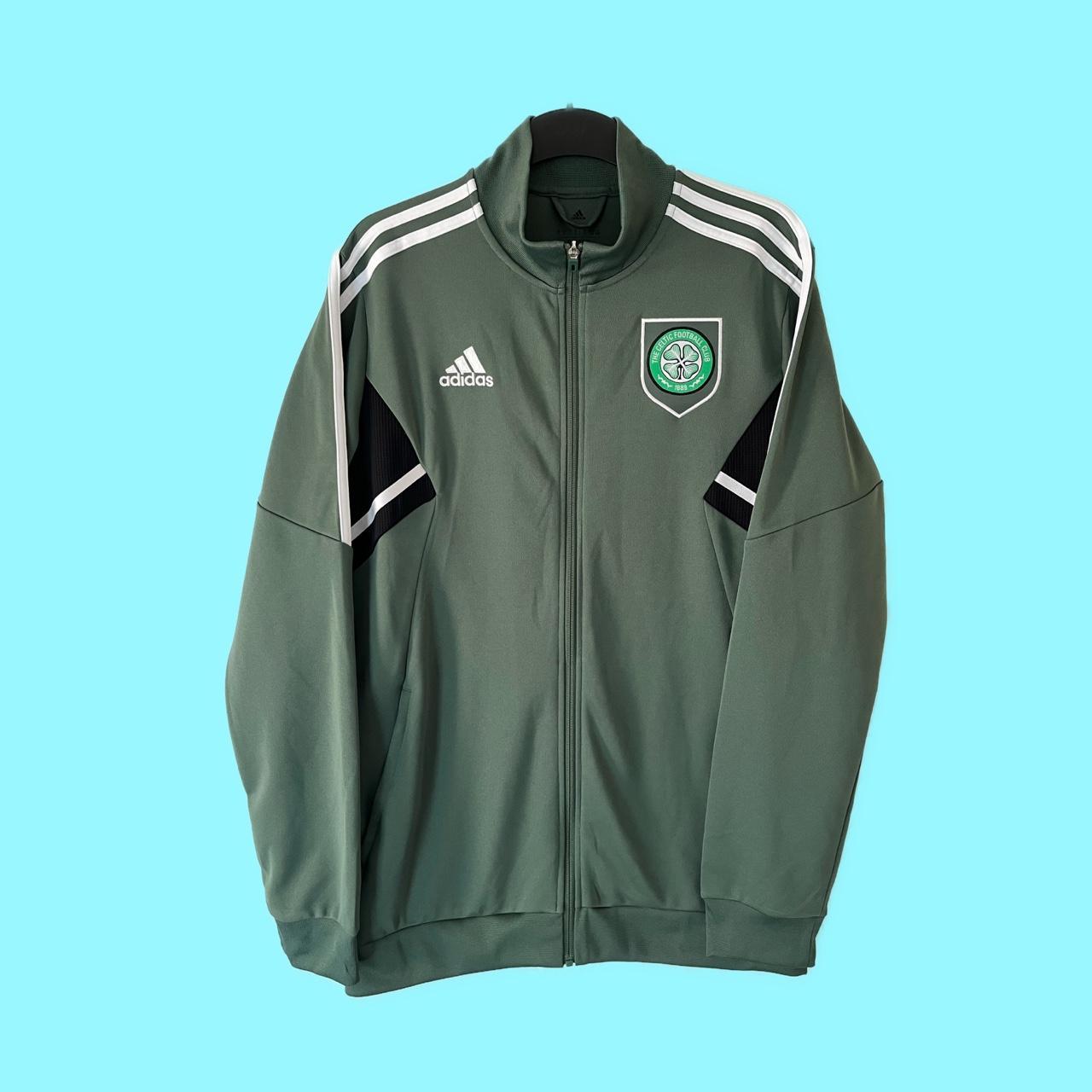 Celtic Adidas Green Tracksuit Jacket Size... - Depop