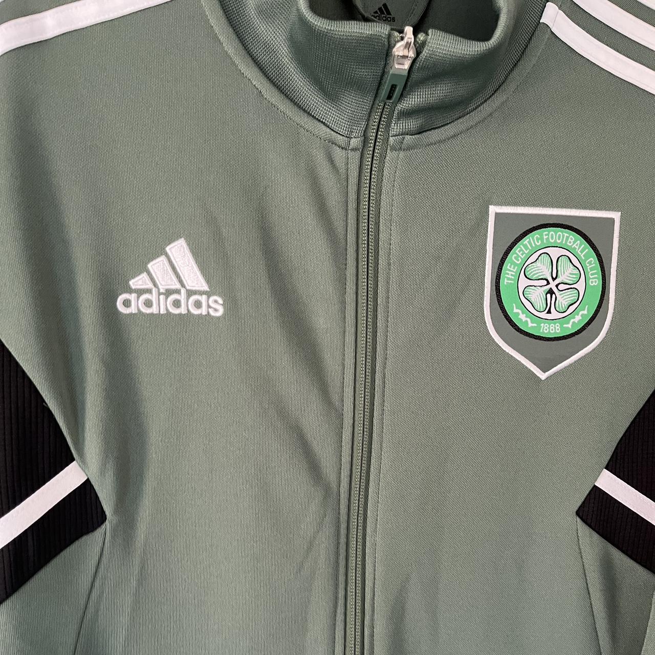 Celtic Adidas Green Tracksuit Jacket Size... - Depop